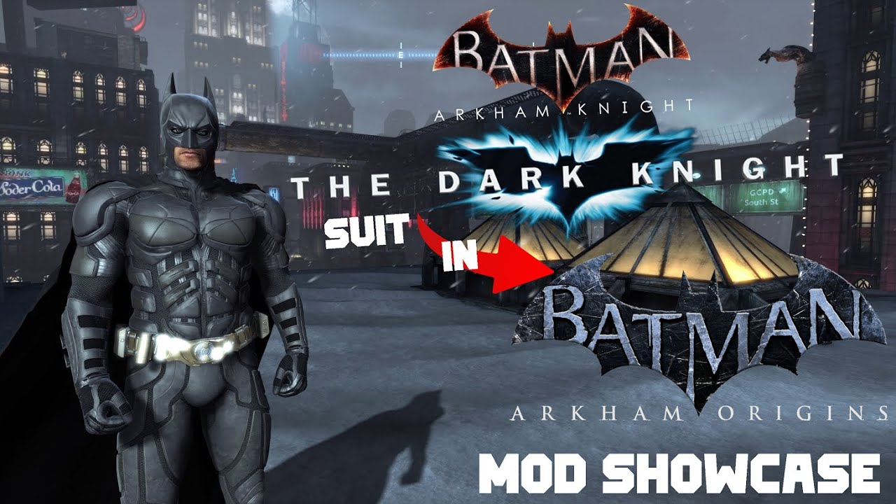 Batman Arkham Knight The Dark Knight suit in Arkham Origins ! Skin MOD ...