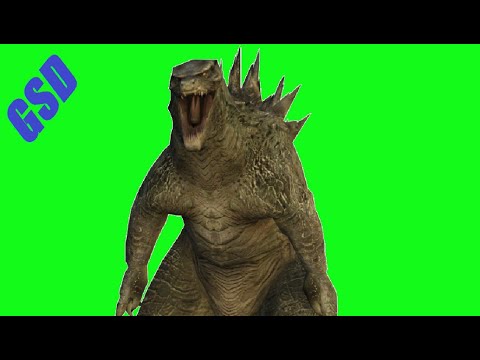 Godzilla Green Screens