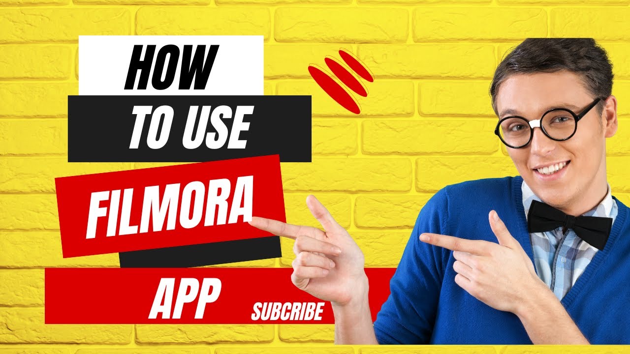 HOW TO USE FILMORA APP - YouTube