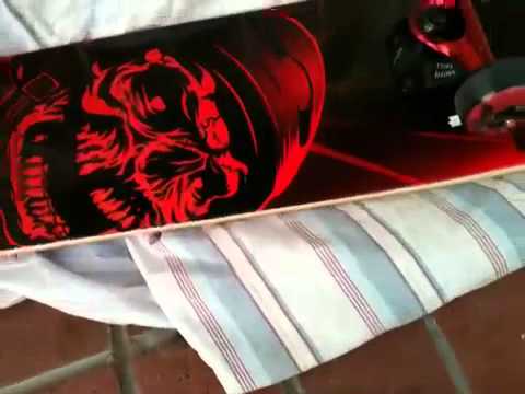 Tony Hawk Huckjam Series Skateboards:Skull Red Review - YouTube