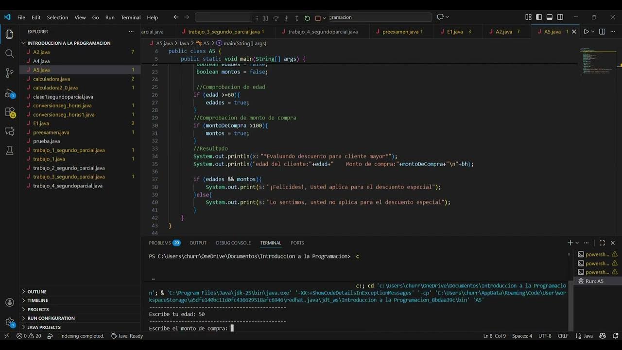 Descuento especial, código programación - YouTube