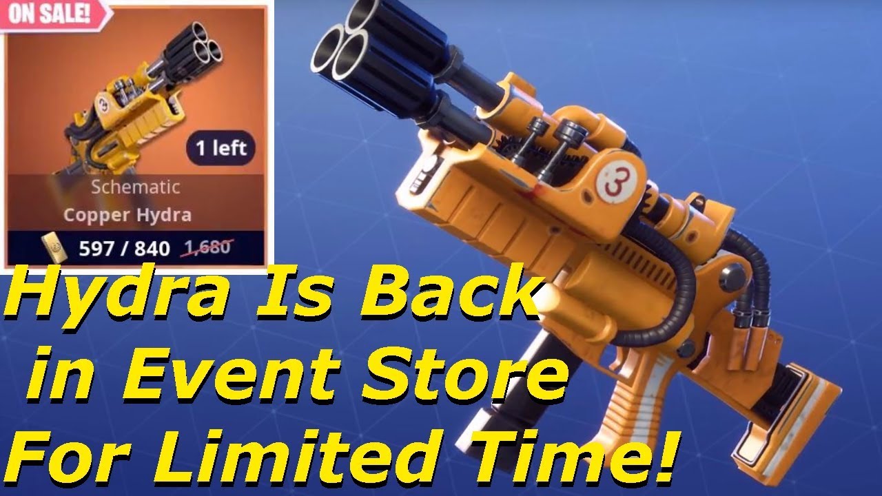 Hydra Is Back in Event Store For Limited Time! | Fortnite Save The ...