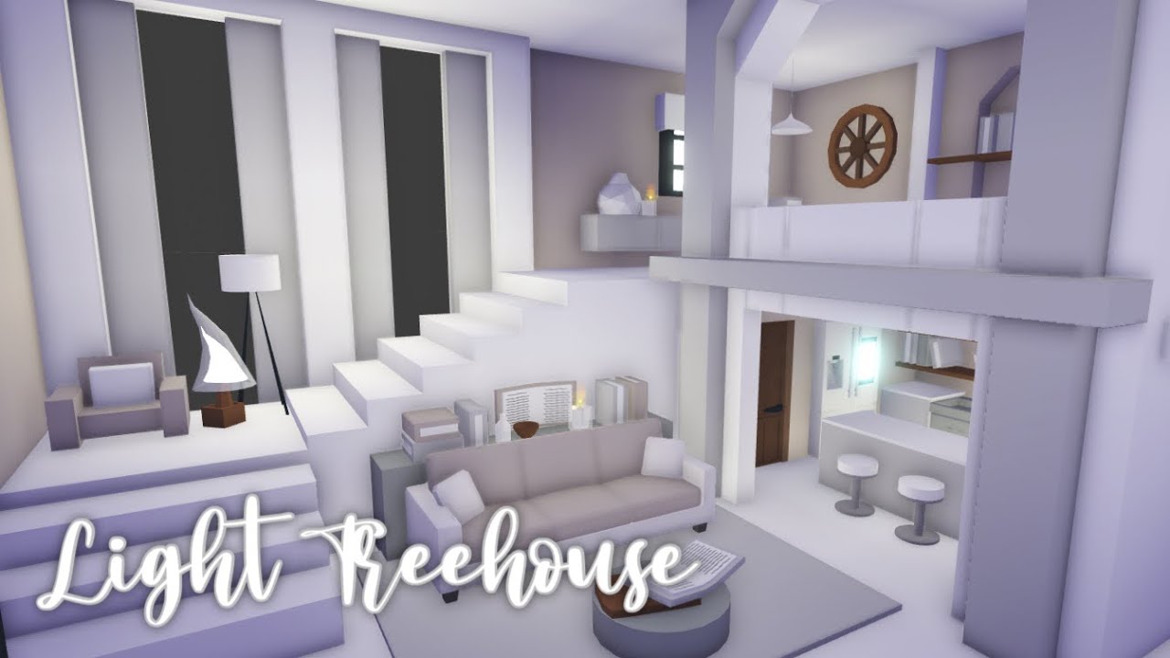 Light Treehouse SpeedBuild | Adopt me SpeedBuild | Read Description ...