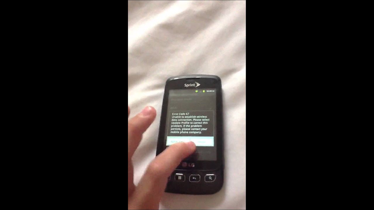 How To Fix Error Code 67 On Android Optumius S YouTube