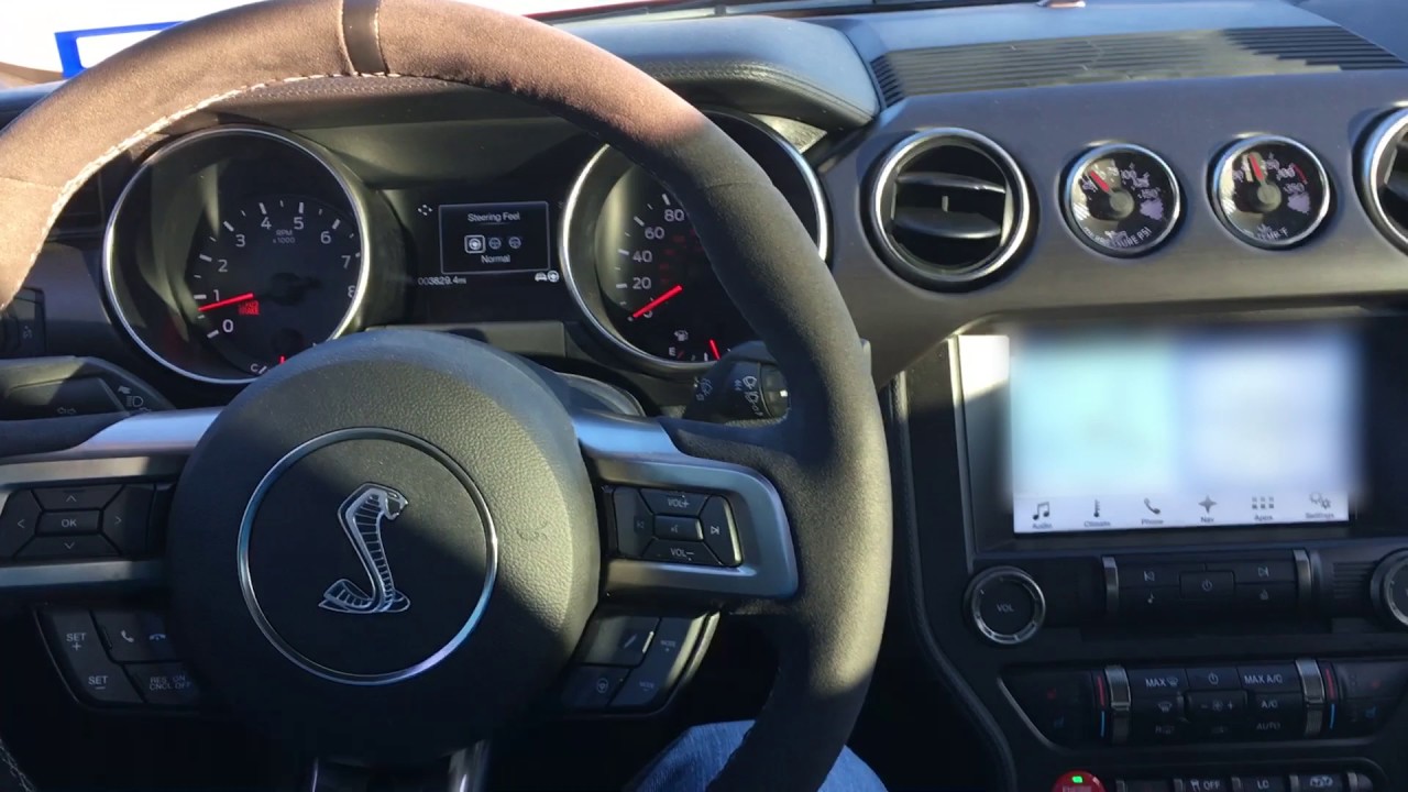Shelby GT350 Steering Wheel Play - YouTube