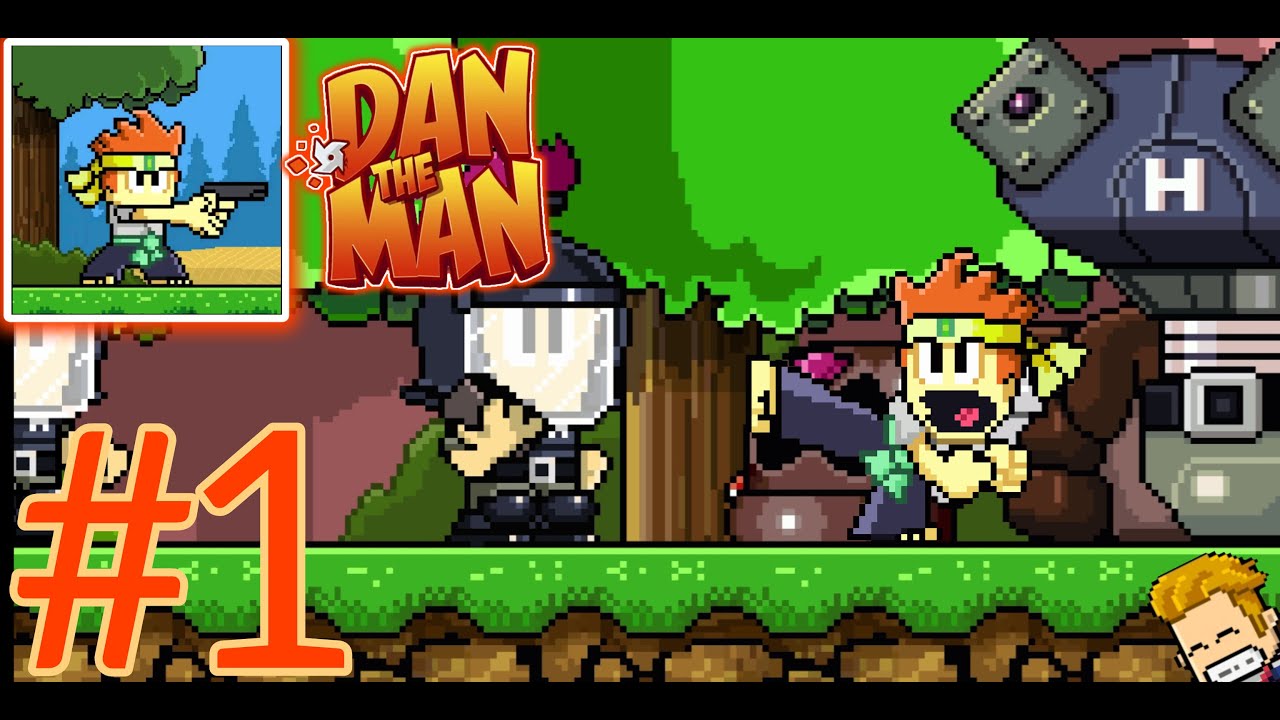 DAN THE MAN: FULL PROLOGUE GAMEPLAY WALKTHROUGH (Android, iOS) PART-1 ...