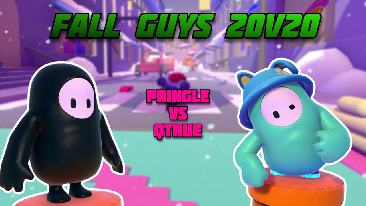 Fall Guys 20v20 Vs QTrue┃Join the 20v20 discord to join my team! - YouTube