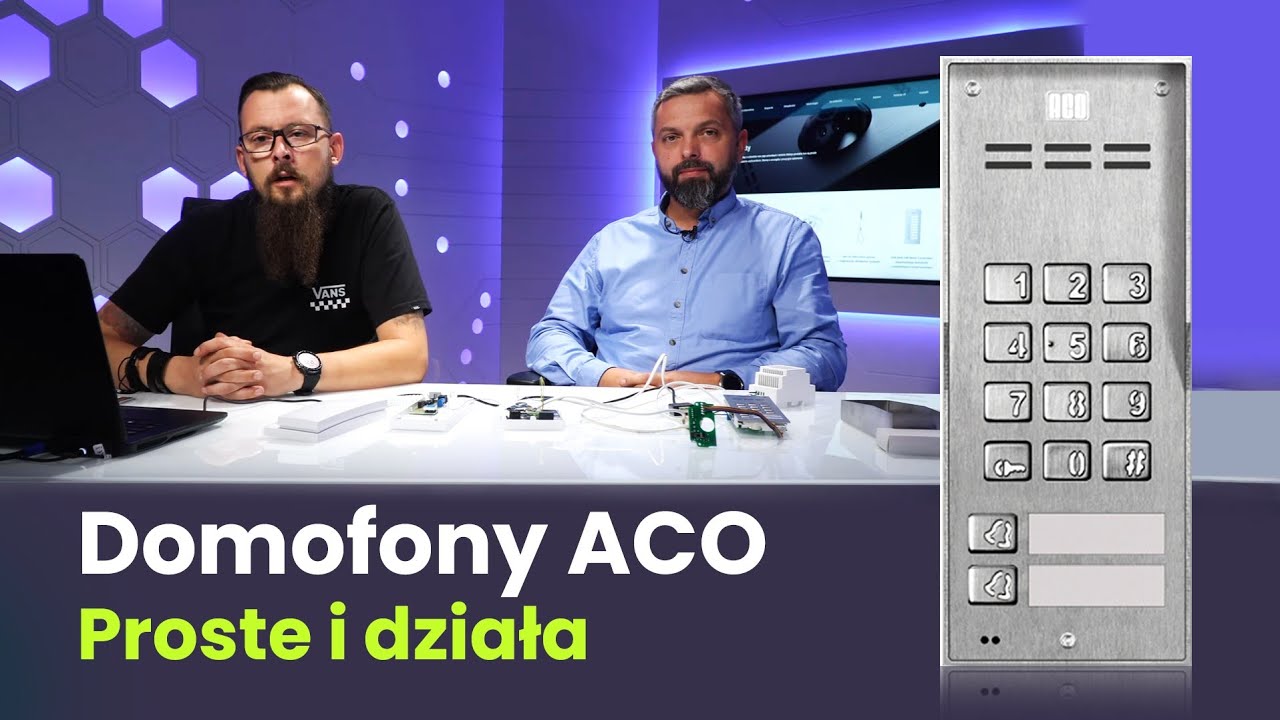 Domofony ACO - podstawowe informacje - YouTube
