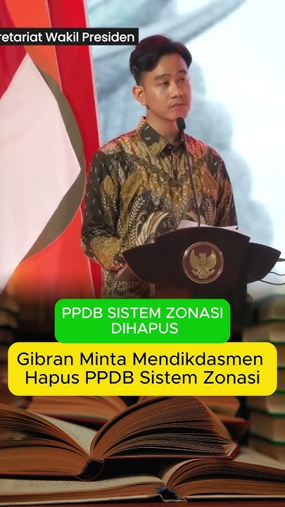 Gibran Minta Sistem Zonasi Dihapus #gibranrakabumingraka #ppdb20242025 - YouTube