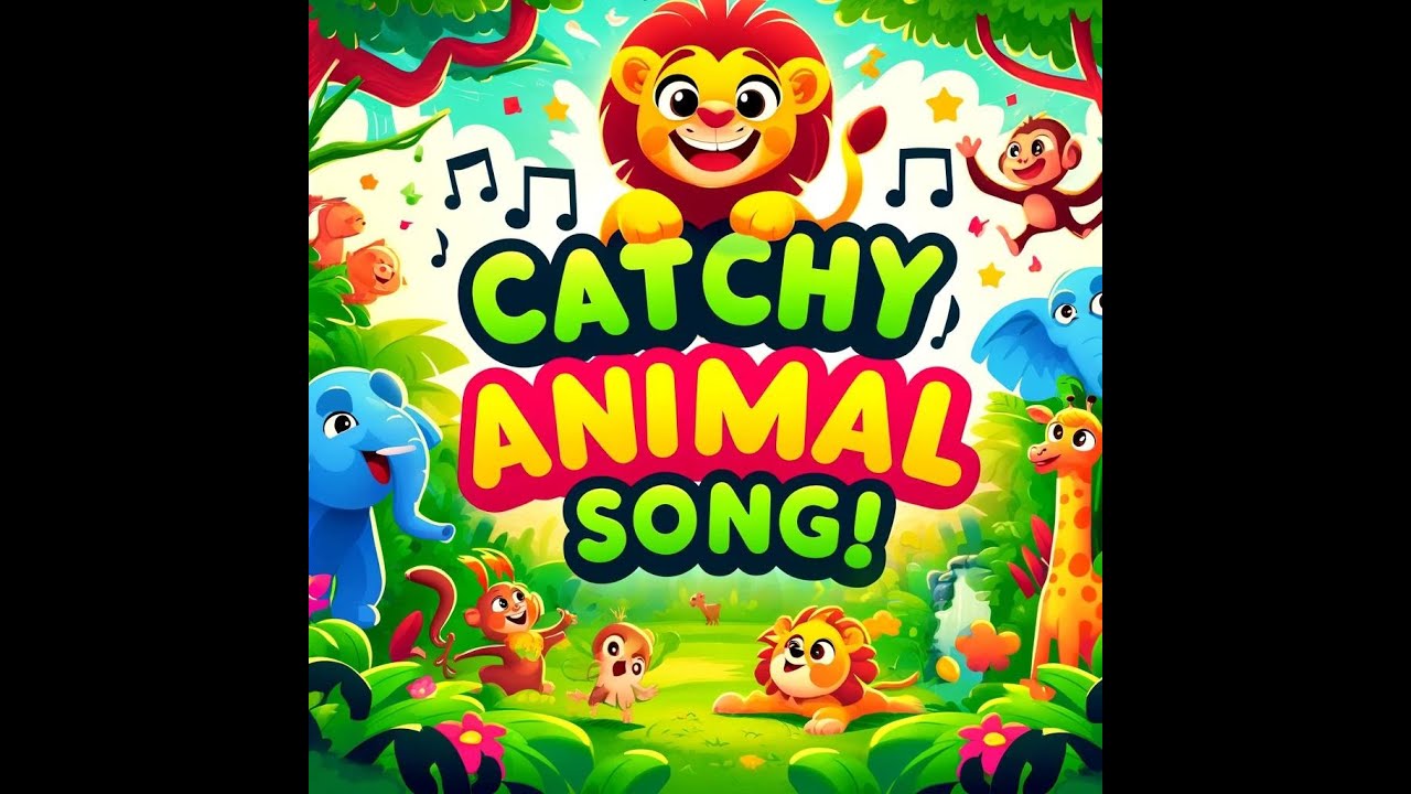 Catchy Animal Song for Kids | Learn with Fun 🎵Animal Parade Song 🎶 ...