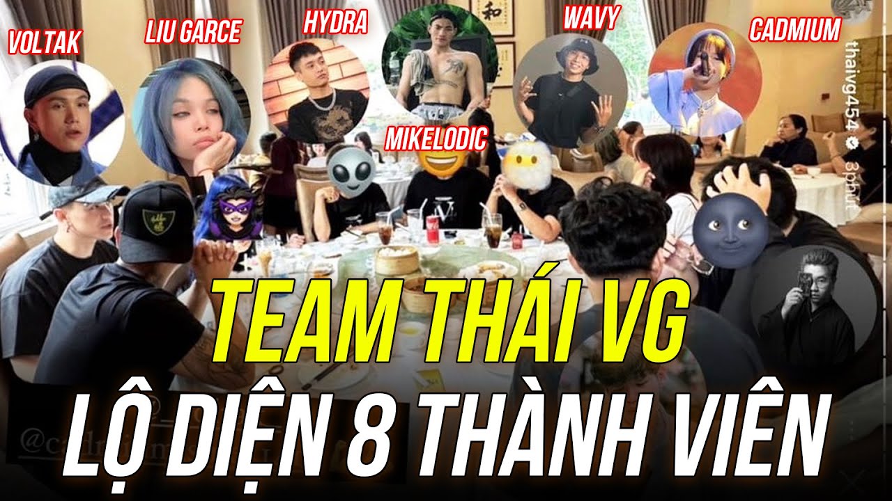 TEAM HUẤN LUYỆN VIÊN THÁI VG LỘ DIỆN ĐẦY ĐỦ 8 THÀNH VIÊN - YouTube