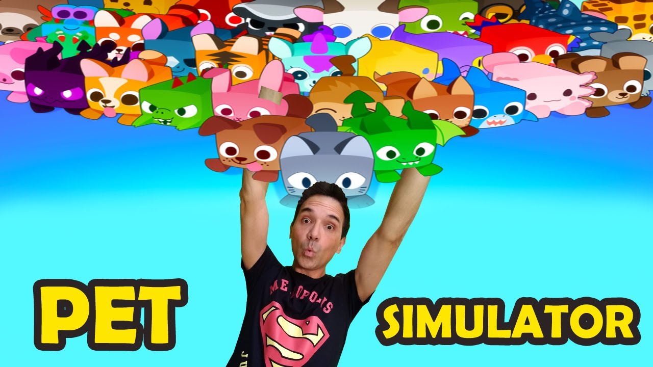 CONSEGUI MUITOS PETS NO PET SIMULATOR! - YouTube