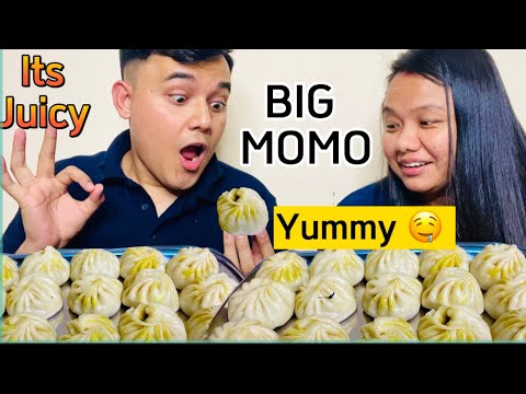 MOST JUICY MOMO//BIG MOMO//MINI POZAY MOMO//15-15 BIG MOMO CHALLENGE ...