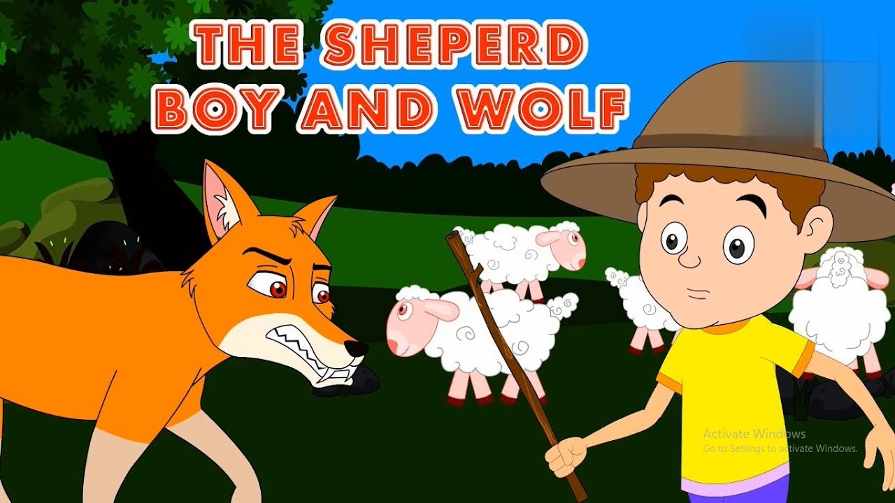 The Shepherd Boy and the Wolf 🐺 | Moral Story for Kids | Animated ...