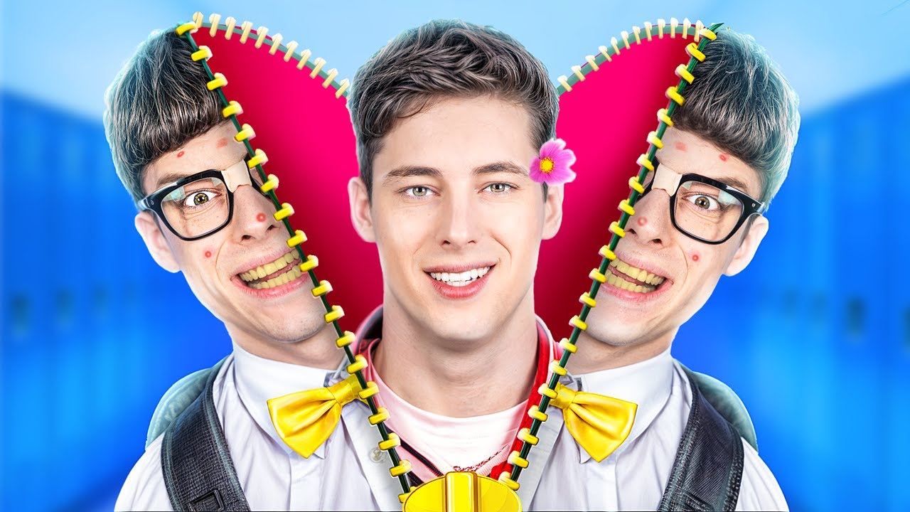 ¡Me enamoré de un nerd! ¡transformación de nerd a popular! - YouTube
