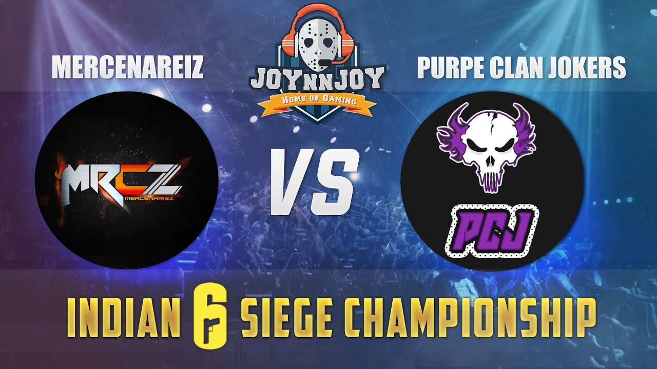 Indian R6 Siege Championship - JoyNNJOY [PCJ Vs Mercenariez] - YouTube