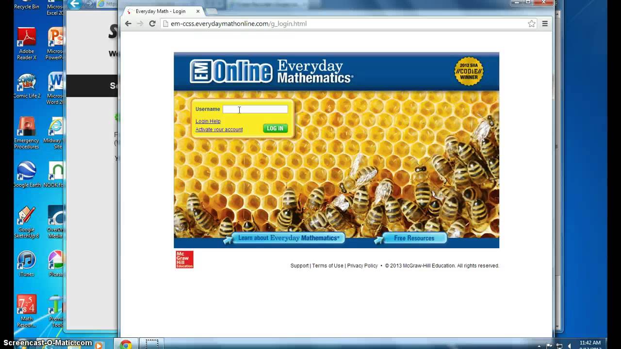 Access the Everyday Math Online Website - YouTube