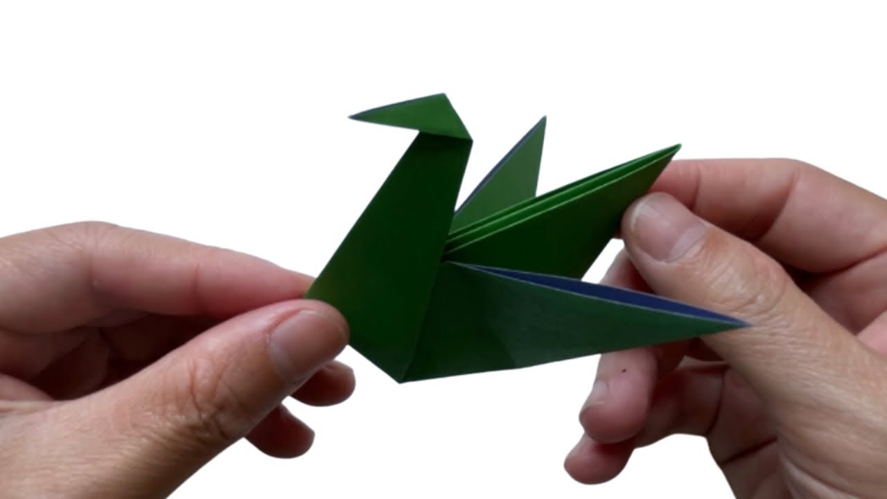 Cute & Easy Origami Bird - Paper Bird Origami - YouTube