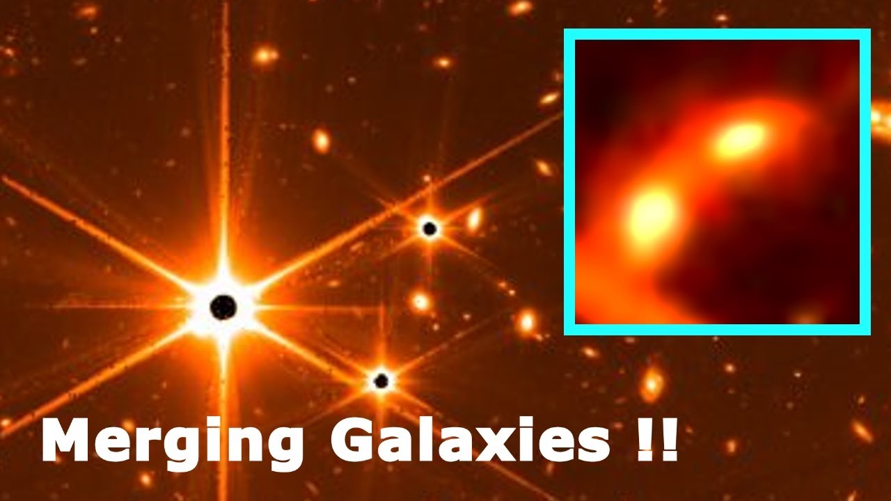 NASA James Webb Space Telescope Capture 3 Merging Galaxies Billion ...