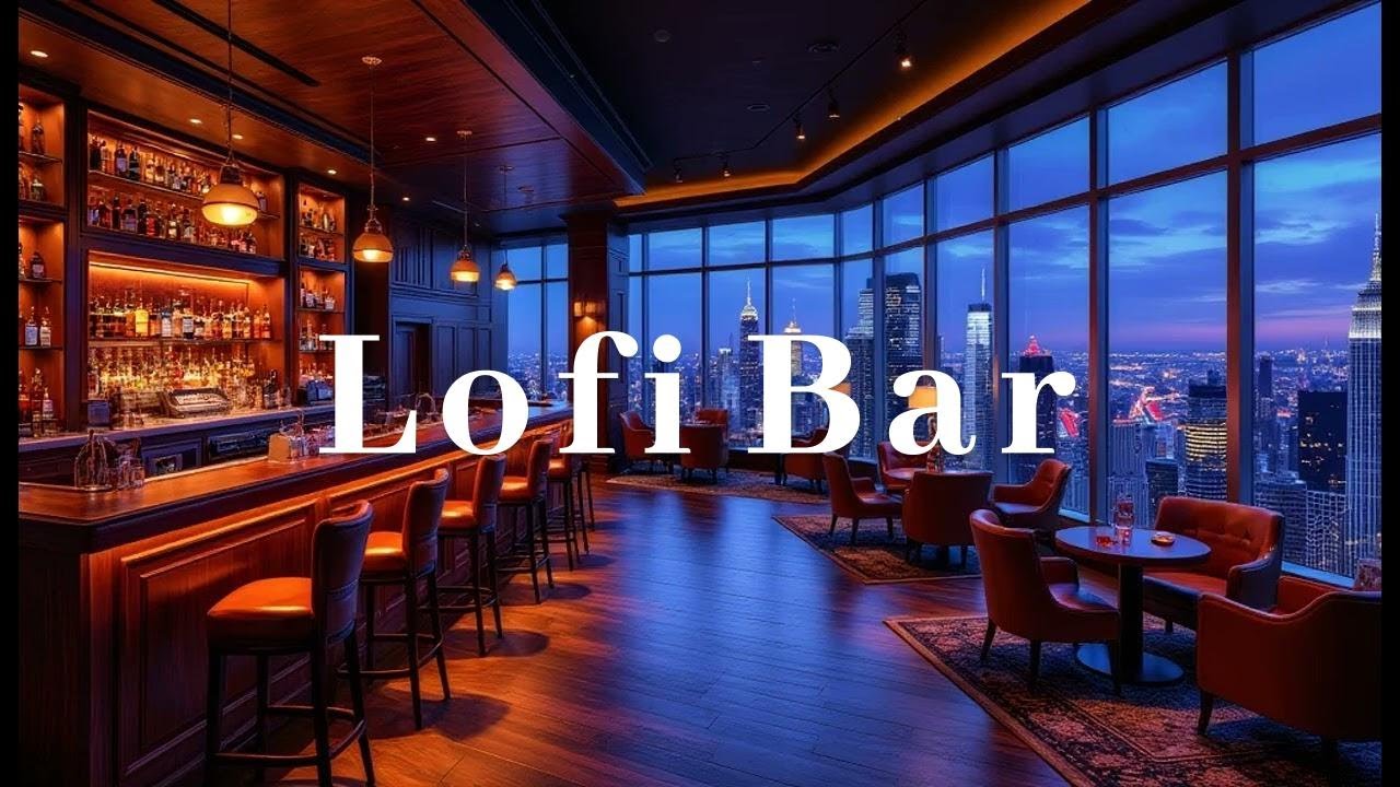 Lofi Bar in Neon Urban Reverie Jazzy Lofi for Studying - YouTube
