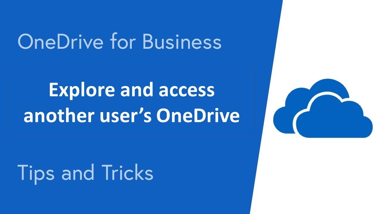 How to check other user's one drive files | silently sign in users to ...