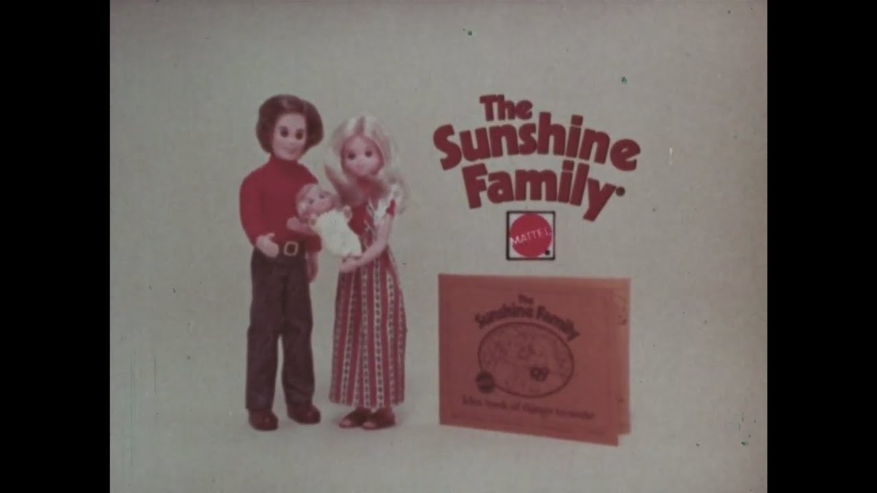 1975 Mattel The Sunshine Family Collection Commercials - YouTube
