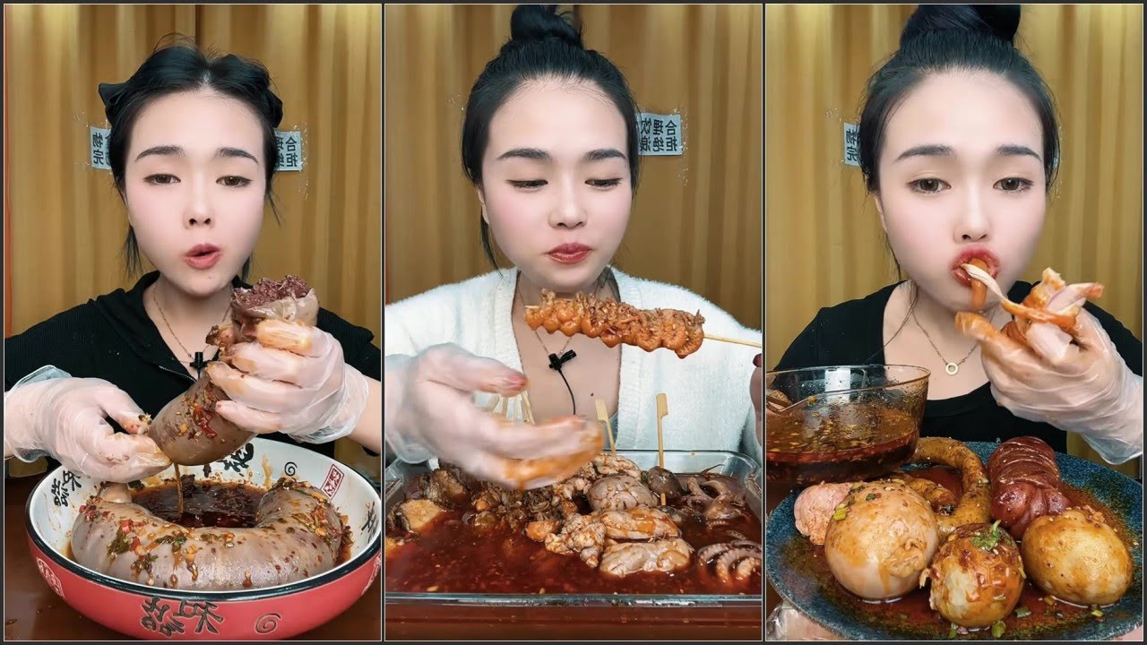 ASMR MUKBANG EATING SHOW COOKING FOOD @KIKI FOOD #91 - YouTube