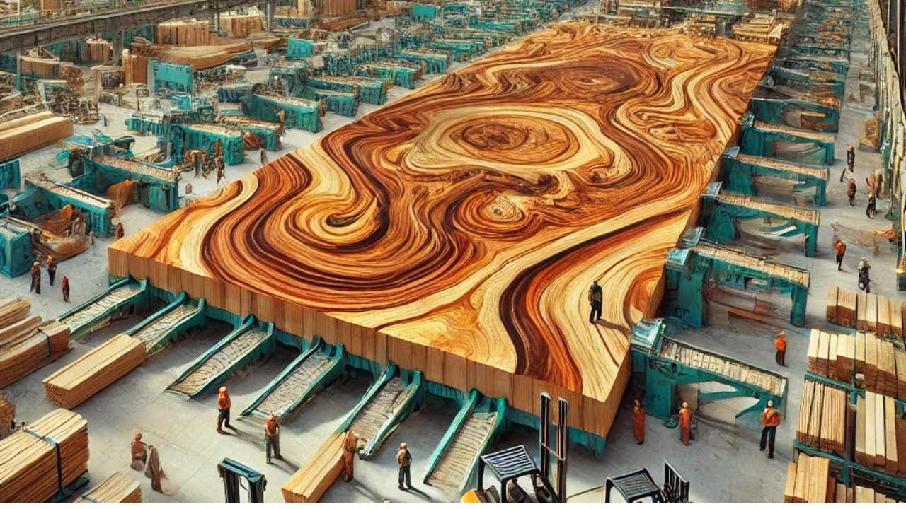 fastest and most dangerous woodworking,create the most beautiful giant ...