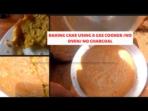 BAKING CAKE USING A GAS COOKER| NO OVEN | NO CHARCOAL | simple ...