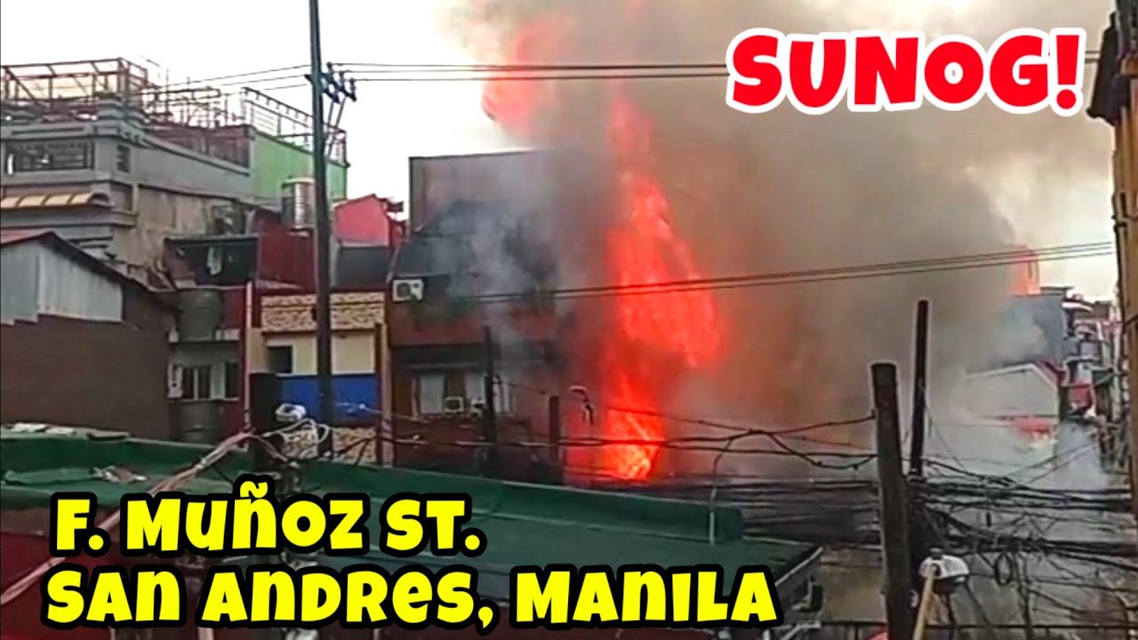 Sunog sa Brgy 740, F. Muñoz st. San Andres, Manila. Oct.15, 2024 - YouTube