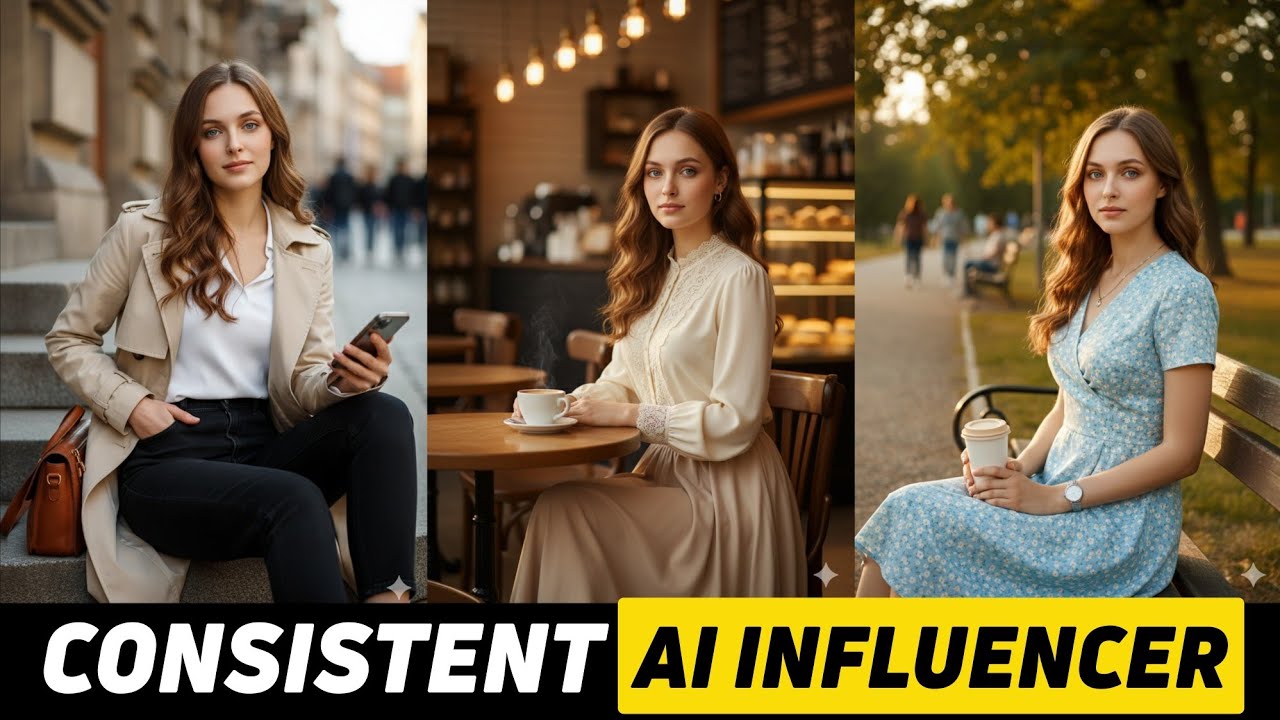 How to Create Realistic AI Influencer using FREE AI Tools - YouTube