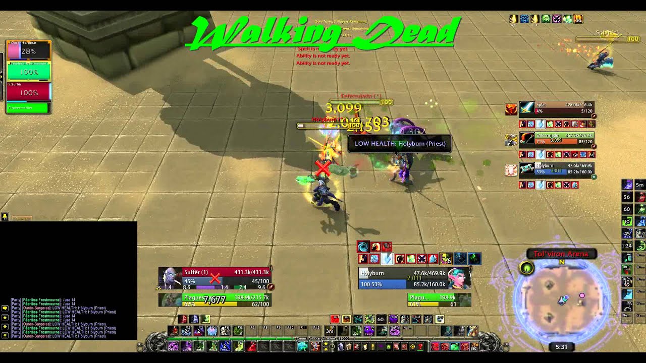 Unholy DK Tutorial Patch 6.2.3 Arena Spec - YouTube