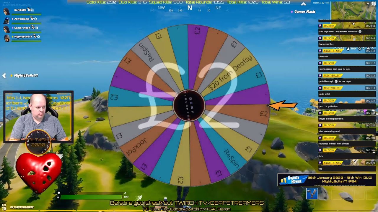 12. Fortnite Spin The Wheel (25th Feb 2020) - YouTube