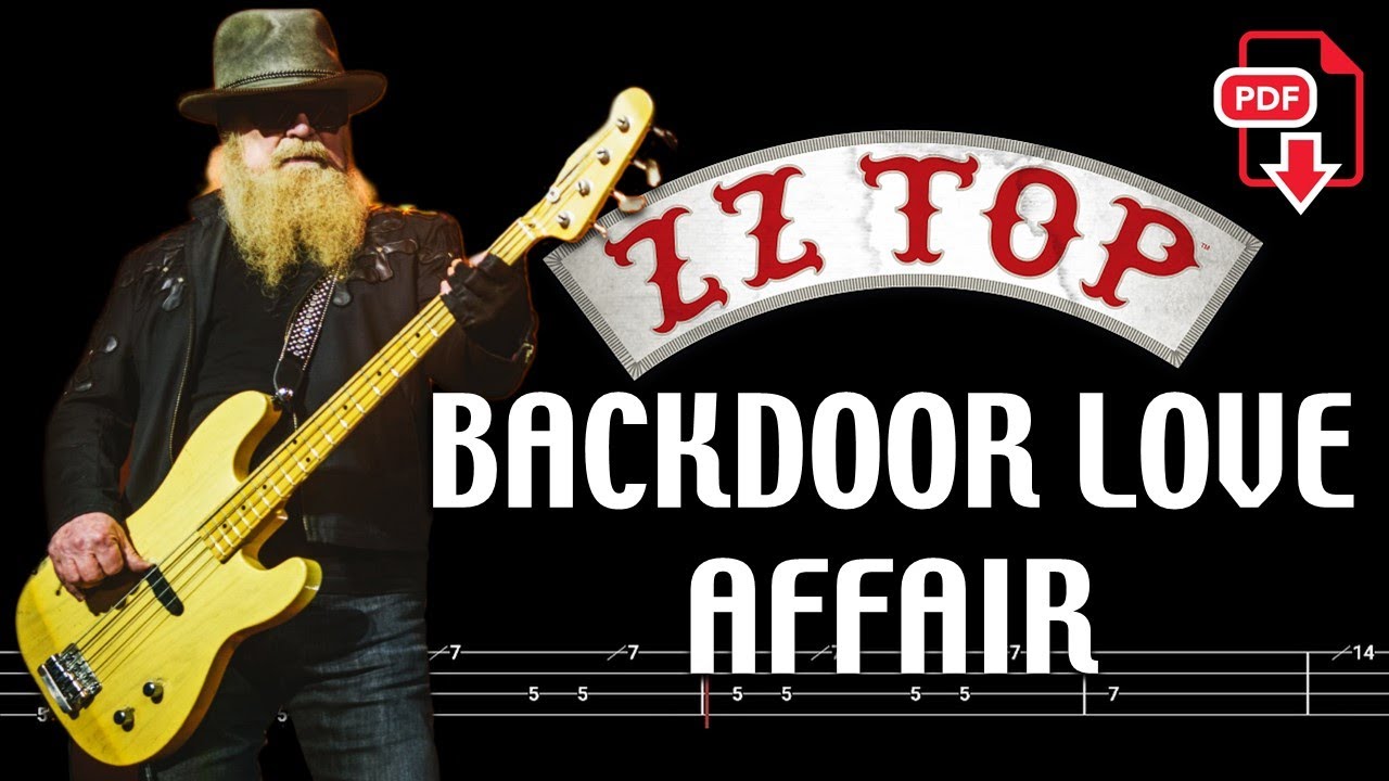 ZZ Top - Backdoor Love Affair (🔴Bass Tabs | Notation) @ChamisBass # ...