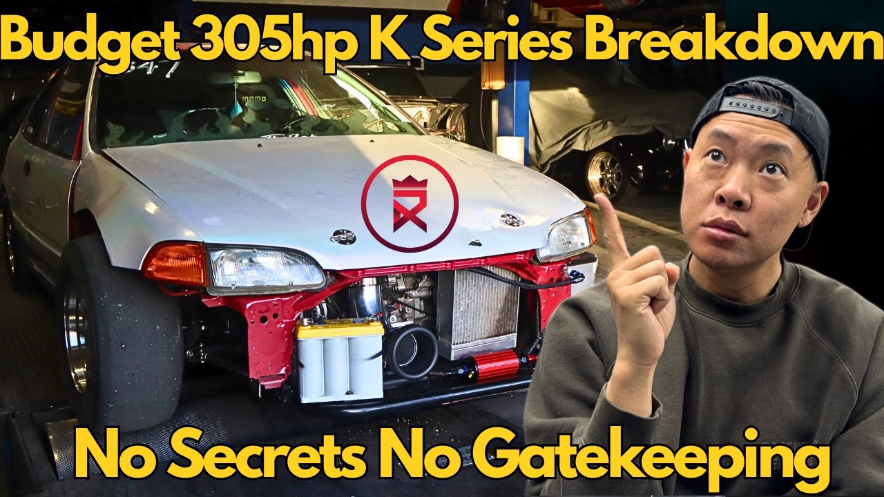 305HP on a Budget! Full Breakdown of My K20/K24 Street Build - YouTube