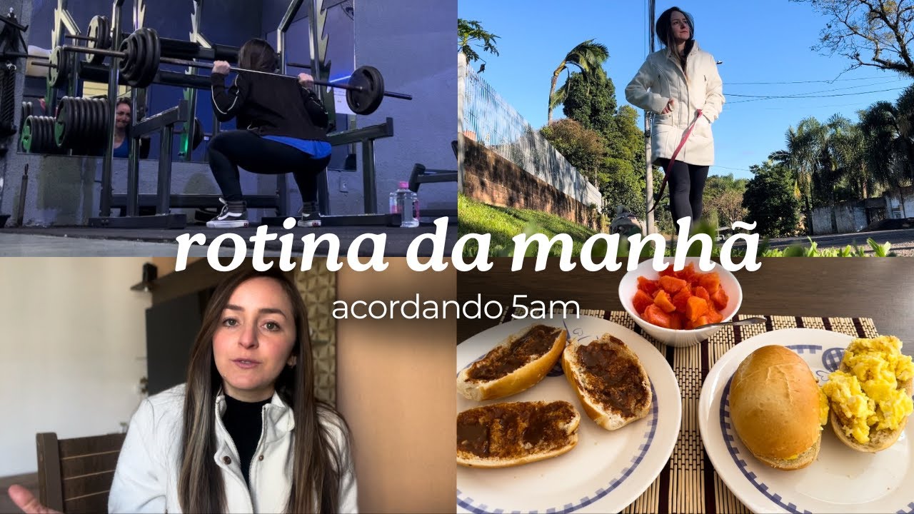 ROTINA ACORDANDO 5H DA MANHÃ | como voltar para a rotina na segunda ...
