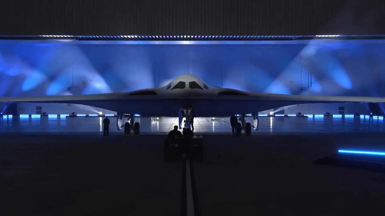 Northrop Grumman B-21 Raider Unveiling Ceremony Closing. - YouTube