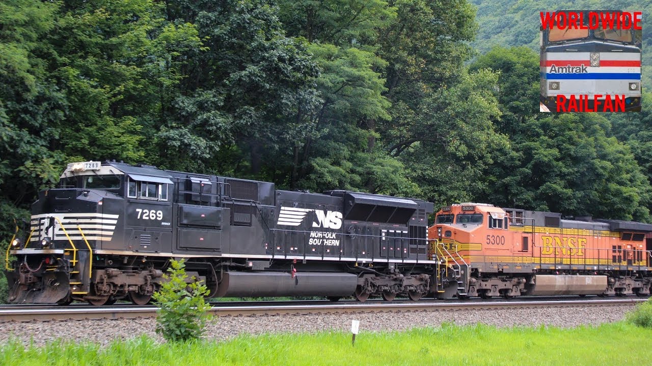 Two Days Worth Of Trains On Norfolk Southern's Pittsburgh Line! - YouTube