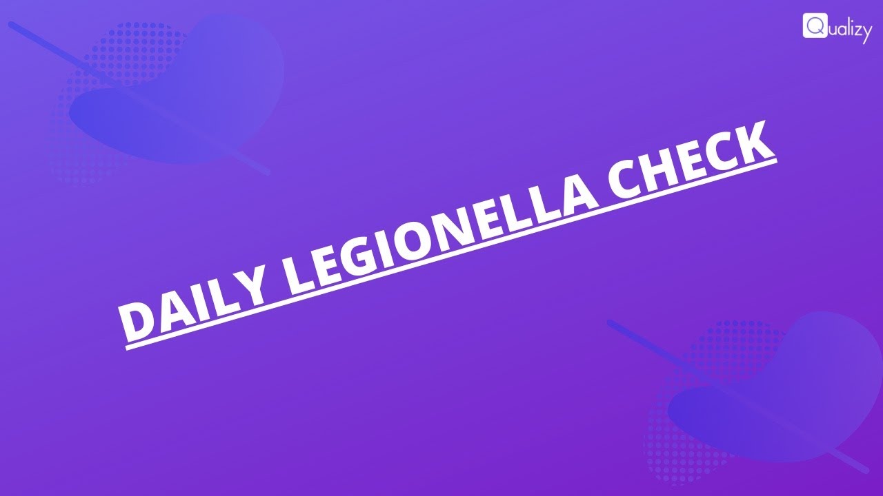 Legionella checks - YouTube