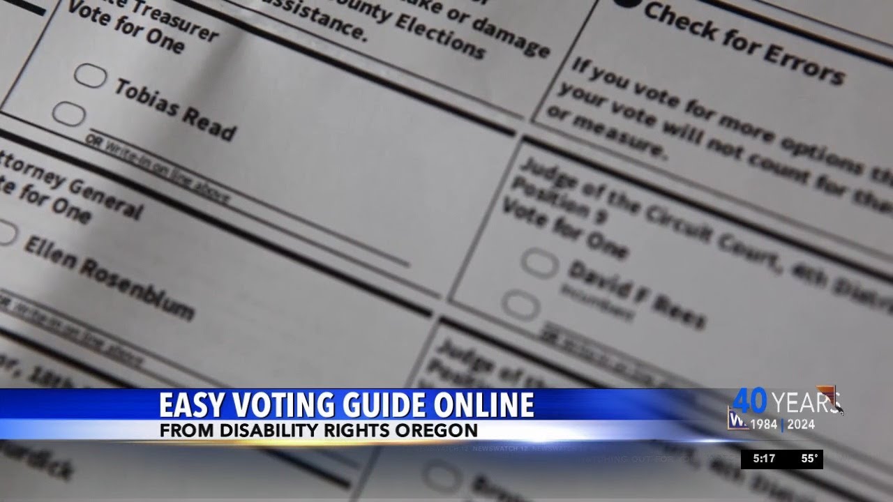 Voters with disabilities get help in Oregon to ensure their votes count ...