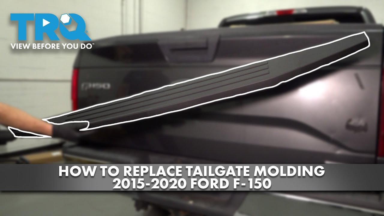 How to Replace Tailgate Molding 2015-2020 Ford F-150 - YouTube