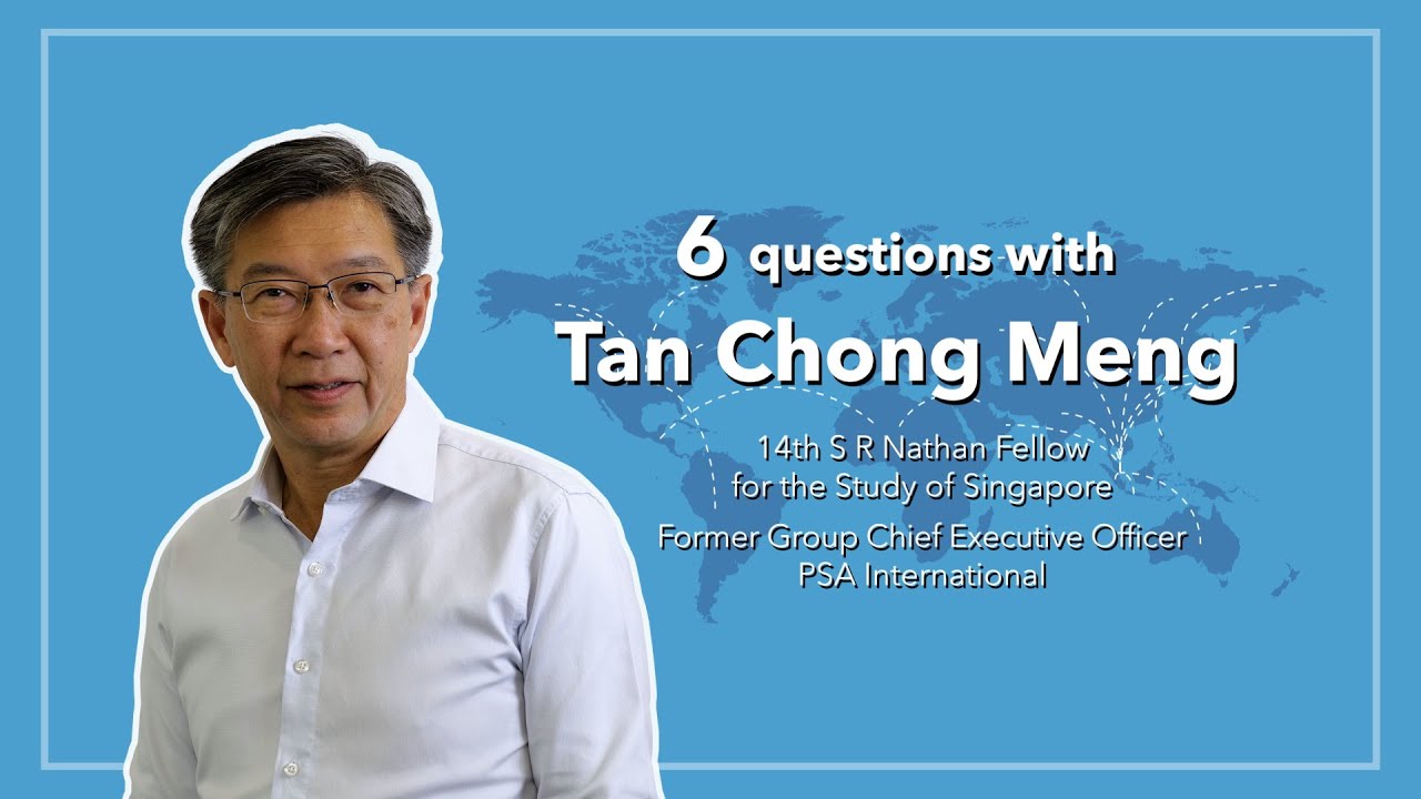 6 Questions with 14th S R Nathan Fellow Mr Tan Chong Meng - YouTube