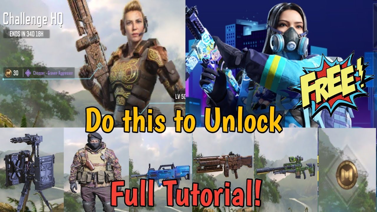 CODM NEW CHALLENGE HQ/CHALLENGE PASS/CHALLENGE STORE/CHALLENGE TOKEN ...