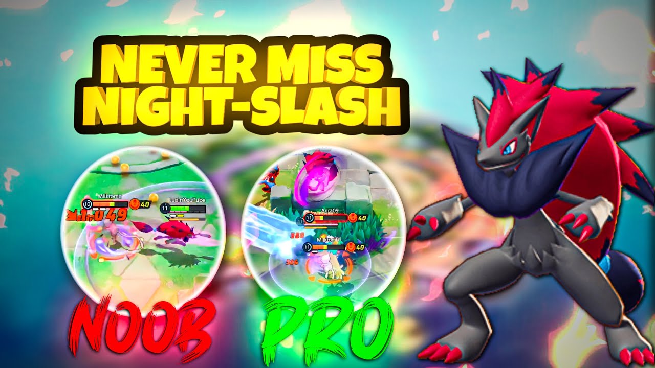 NEVER MISS ZOROARK NIGHT-SLASH AGAIN!!Pokemon Unite - YouTube