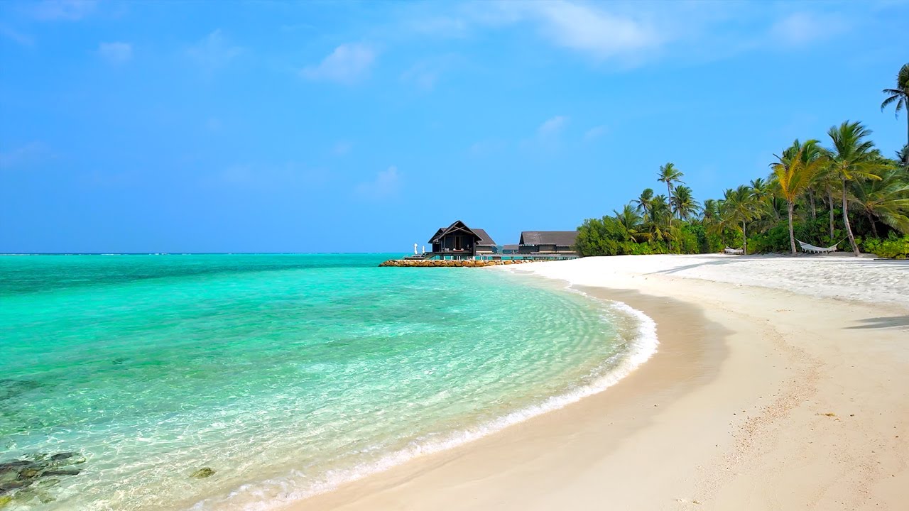 Turquoise Beach with Calming Ocean Waves. The Most Relaxing Ocean Waves ...