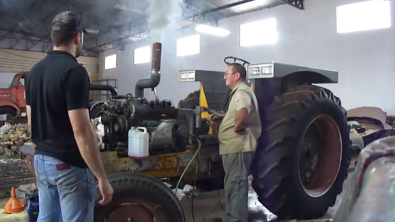 CBT 2400 motor Detroit Diesel 4-53 (First Start) - YouTube