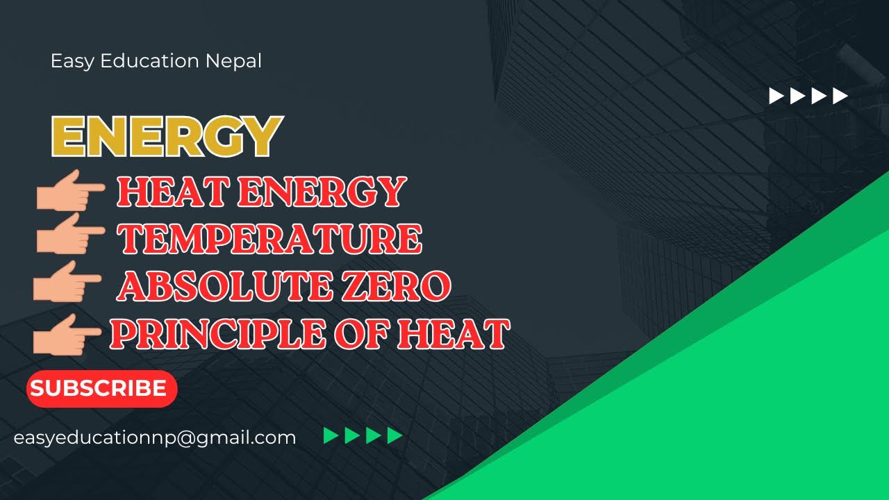Heat Energy, Temperature, Absolute Zero & Principle of Heat ...