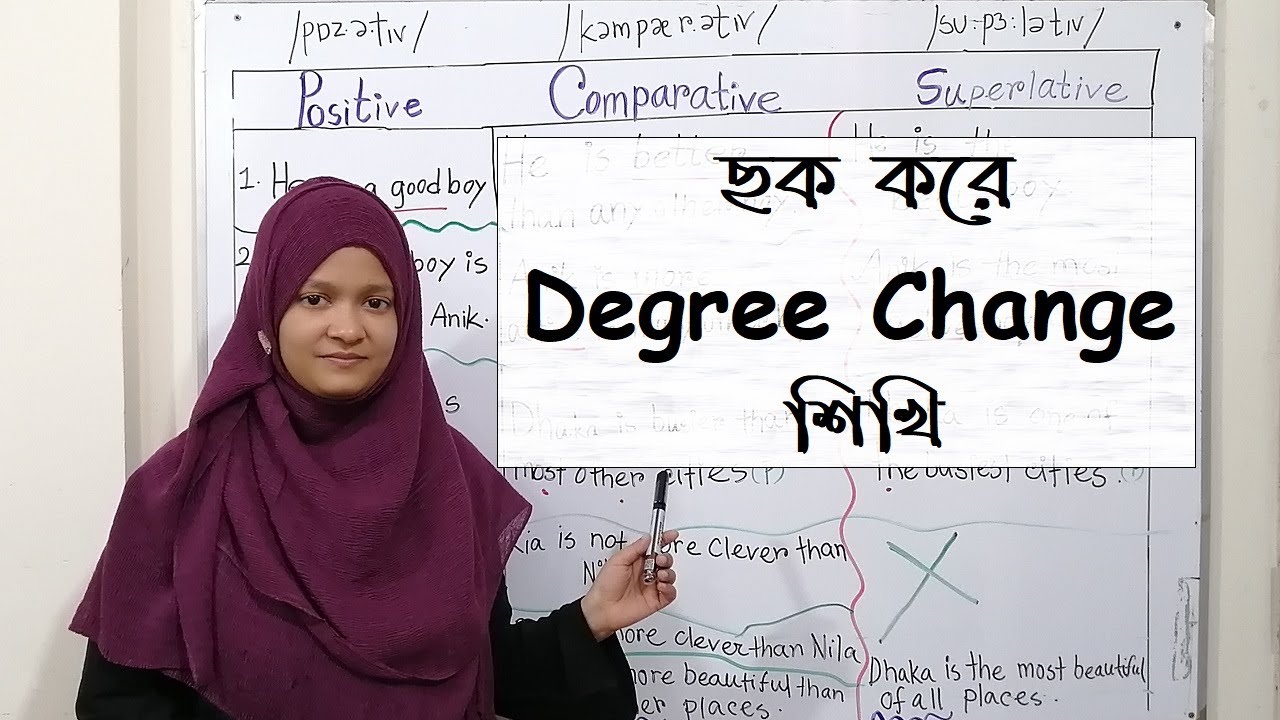 Change of Degree by Making a Table - YouTube