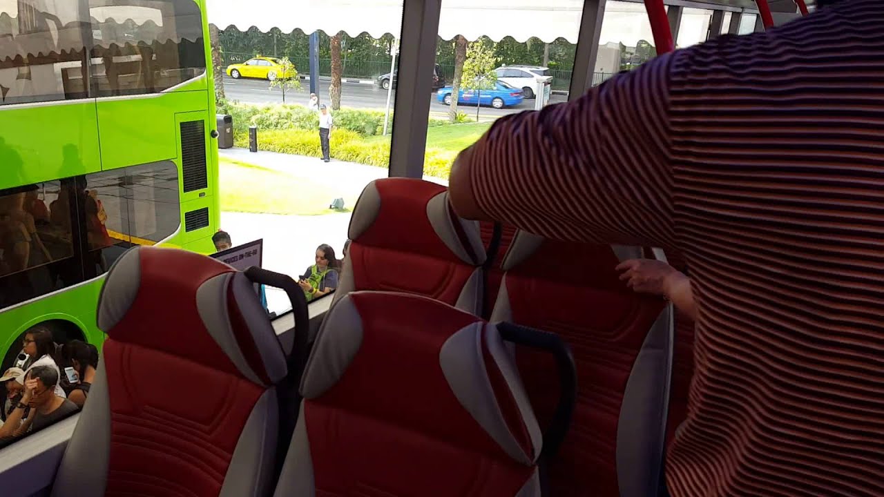 New SG Bus Interior Tour 2016 @ Vivocity Exhibit (Bus A) - YouTube