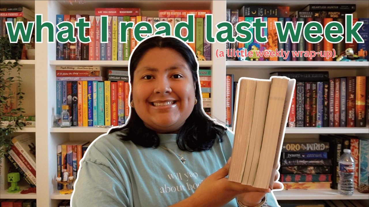 what i've been reading (yapping about the books I read last week) - YouTube